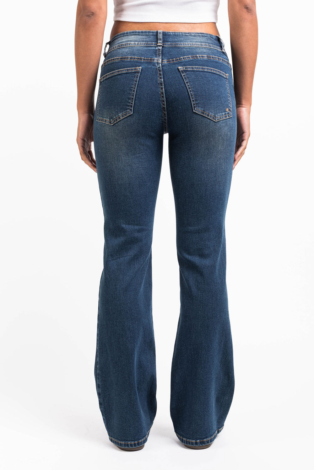 Celine 01Low Bootcut Jeans - Vintage Blue – MADLADY