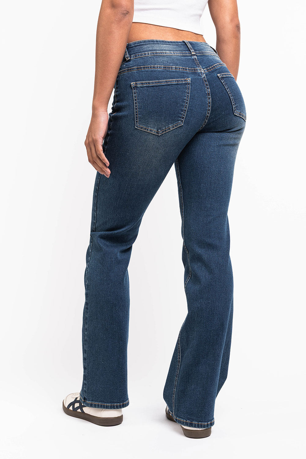 Celine 01Low Bootcut Jeans - Vintage Blue – MADLADY